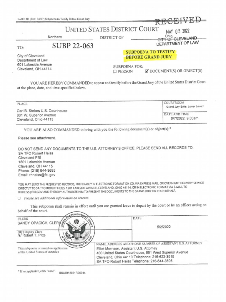 Subpoena: Former Cleveland Councilman Basheer Jones Subject of FBI ...