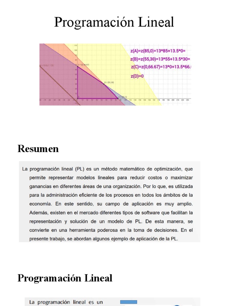 Programación Lineal | PDF | Combustibles fósiles | Hidrocarburos