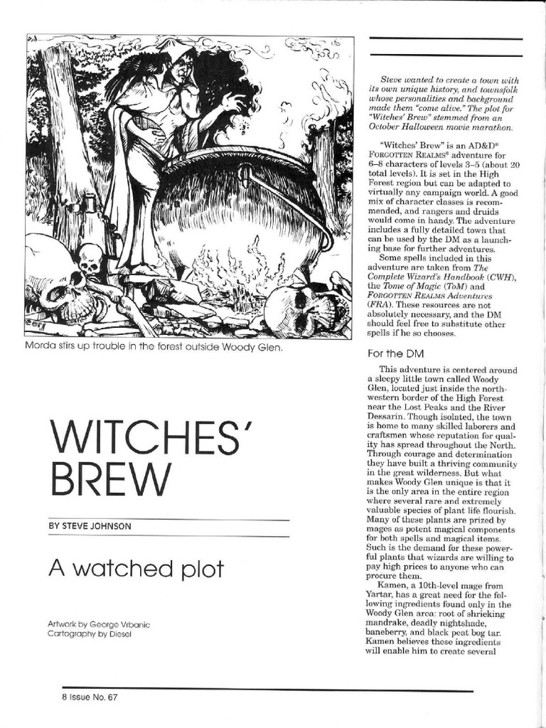 Witches Brew - (3rd-5th) | PDF