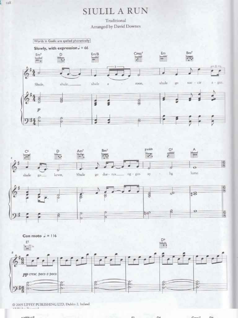 Siúil a Rún Sheet Music | PDF