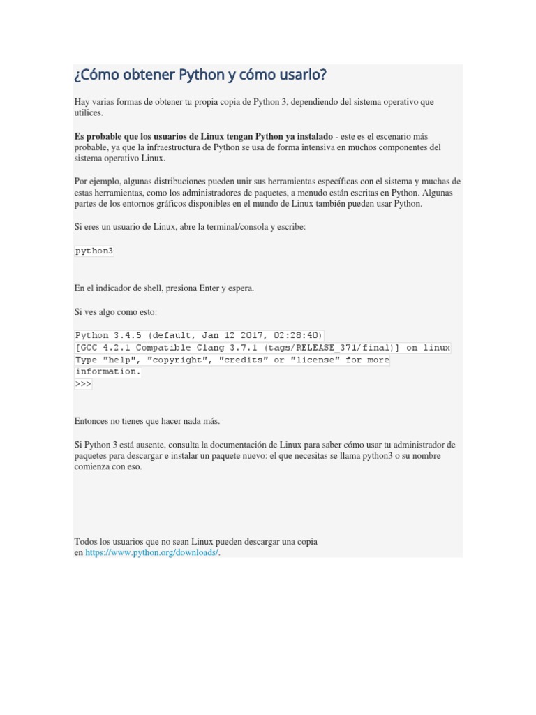 Python 2 | PDF | Ventana (informática) | Python (lenguaje de programación)