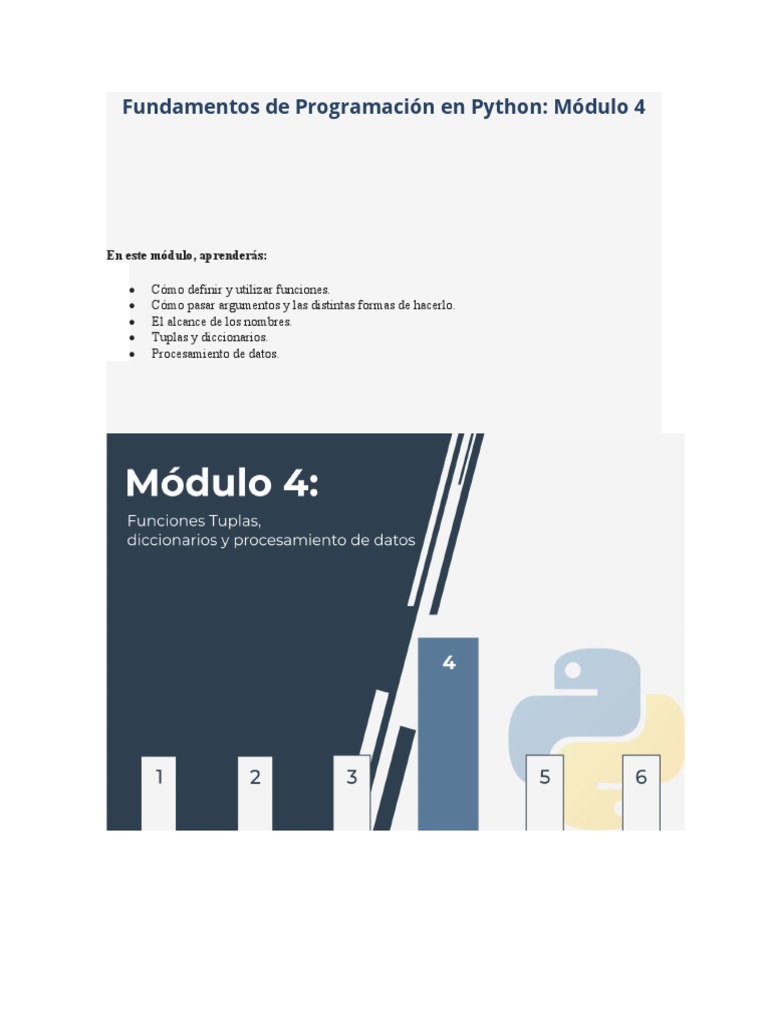 Python 5 | PDF | Python (lenguaje de programación) | Función (Matemáticas)