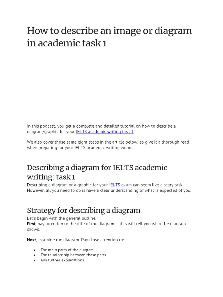 A Step-by-Step Guide to Describing Diagrams for IELTS Academic Writing ...