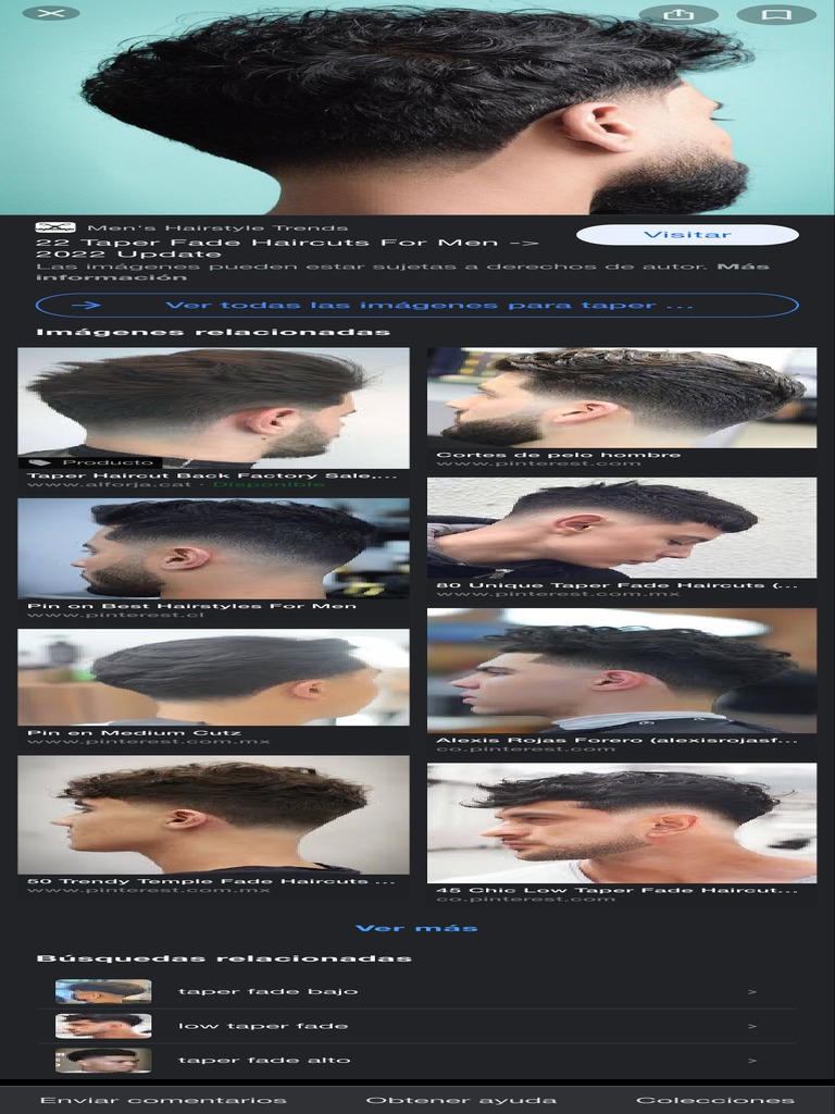Cortes de Pelo Taper Fade para Hombres | PDF
