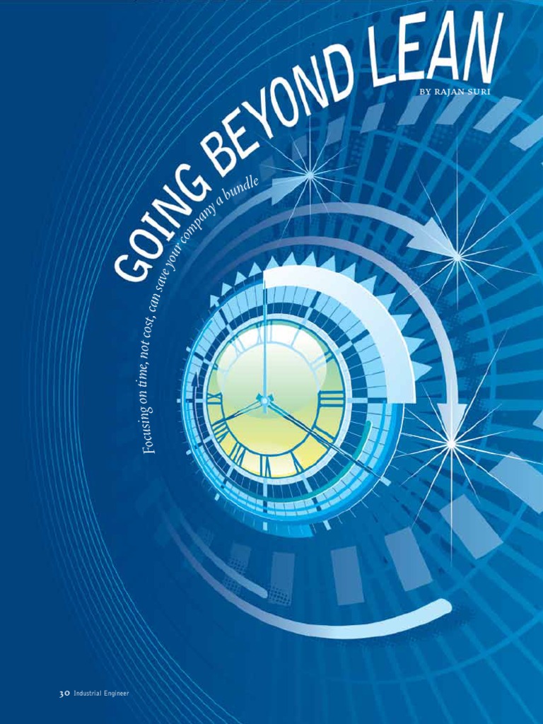 Going Beyond Lean | PDF | Lean Manufacturing | Strategic Management