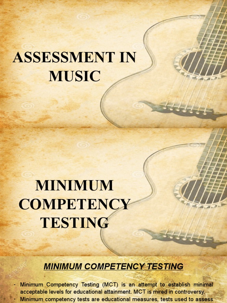 Assessment in Music | PDF | Test (Assessment) | Standardized Tests