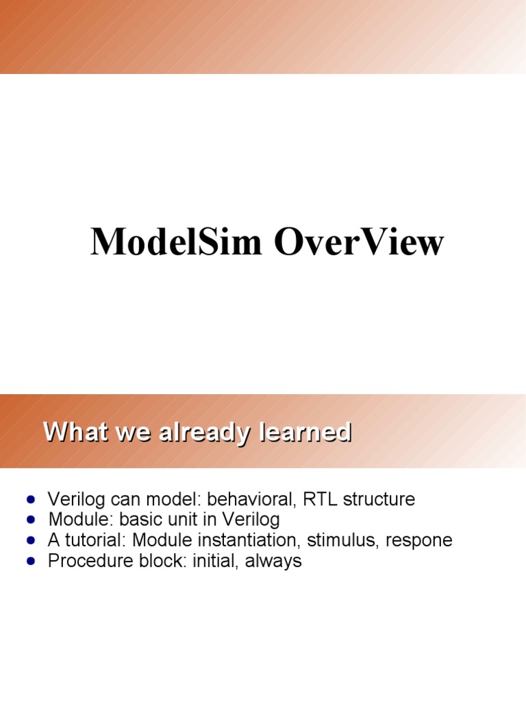 Modelsim | Download Free PDF | Hardware Description Language | Library ...