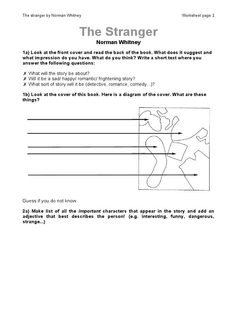 The Stranger Worksheet | PDF