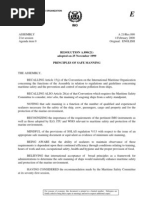 Principles of Minimum Safe Manning | PDF | Ships | Sailor