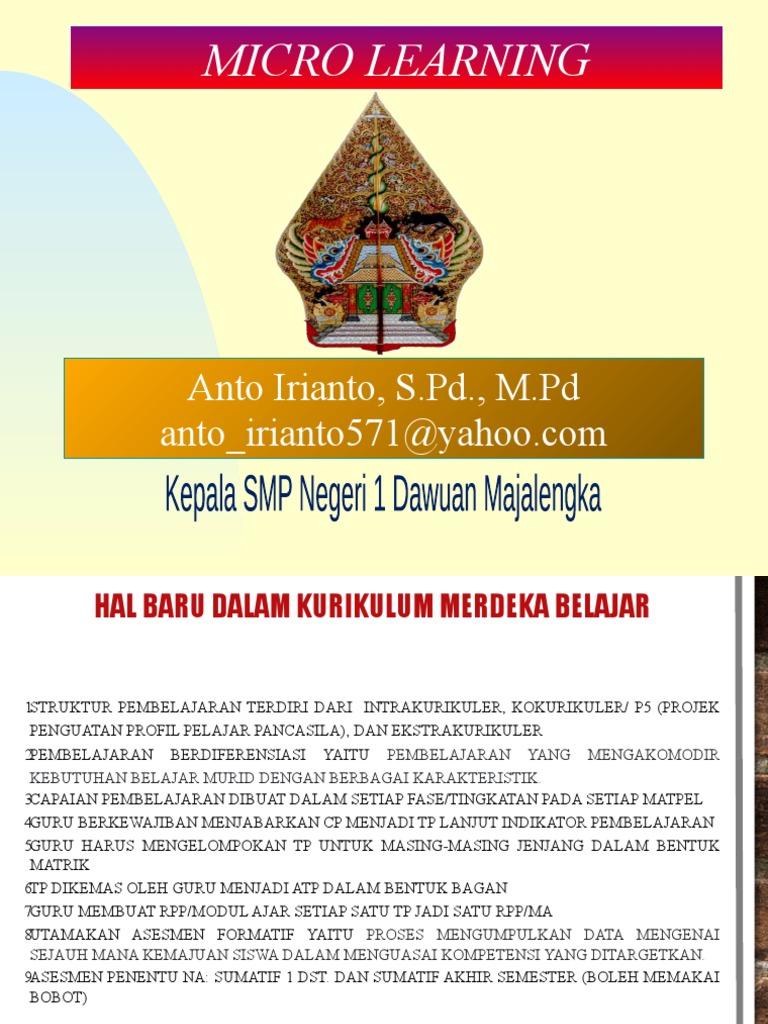 Microlearning dalam Kurikulum Merdeka | PDF