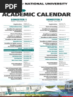 UTT Academic Calendar 2025-2026 | PDF | Academic Term | Academia