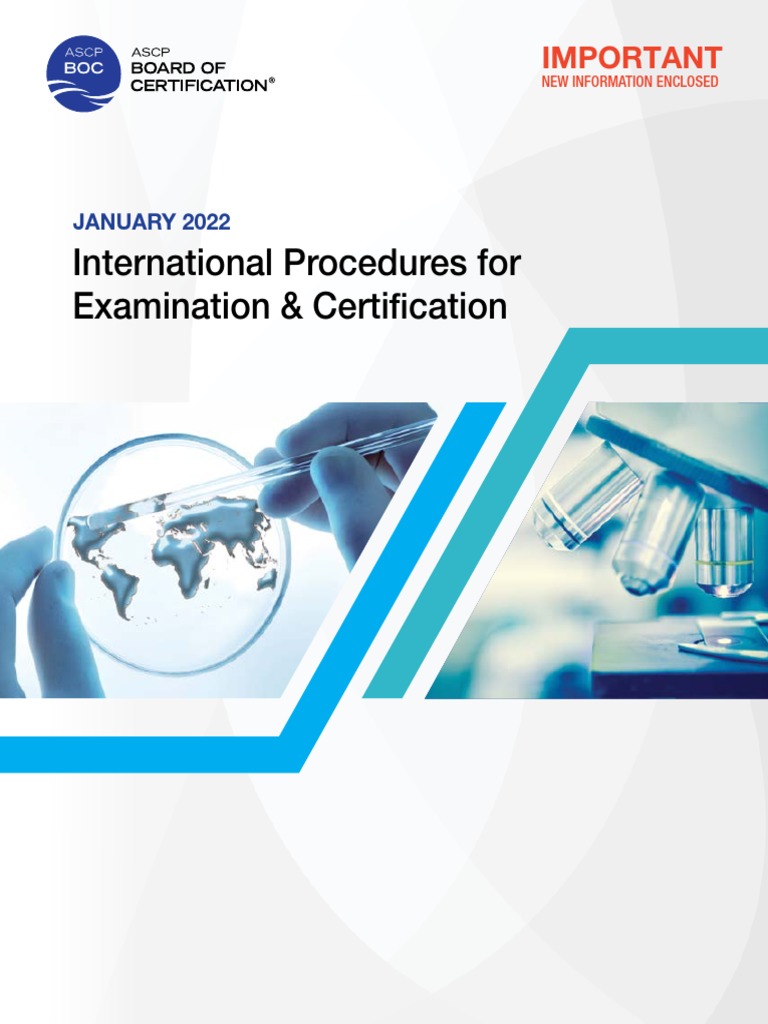 ASCP International Procedures Book | PDF | Medical Laboratory ...