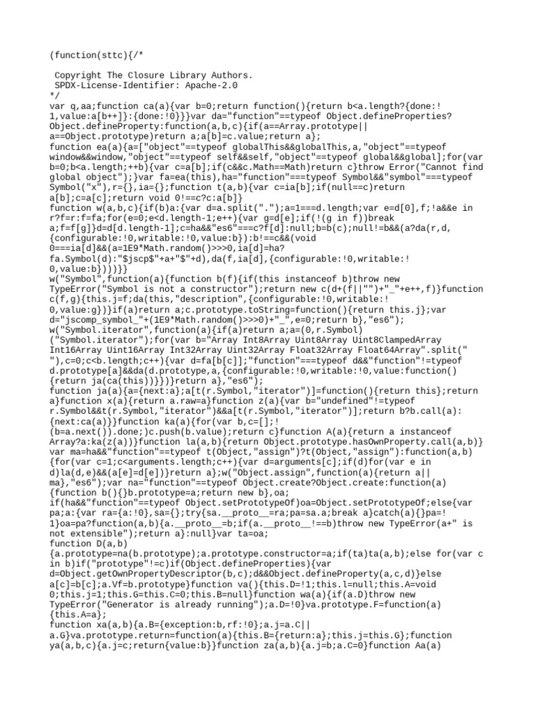 JavaScript Closure Library Code | PDF | Software Engineering | Software Development