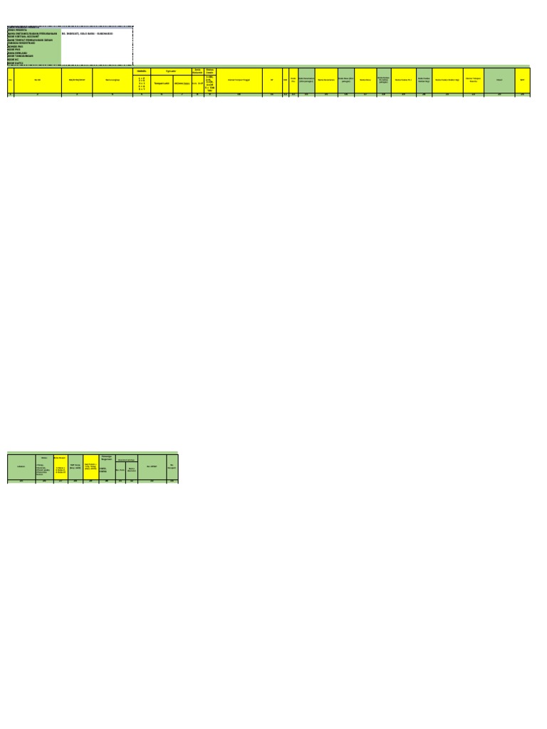 Form Kolom 34 BPJS Kesehatan | PDF