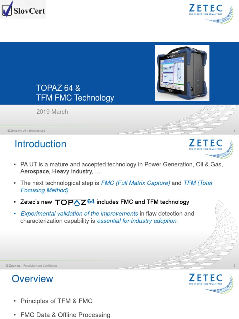 Zetec Topaz TFM FMC | PDF | Welding | Construction