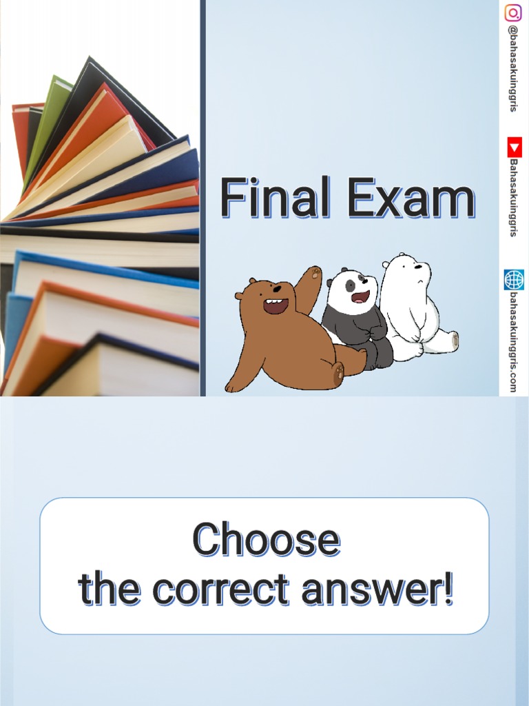 10. Grammar 6. Final Exam | PDF | Test (Assessment) | Linguistics