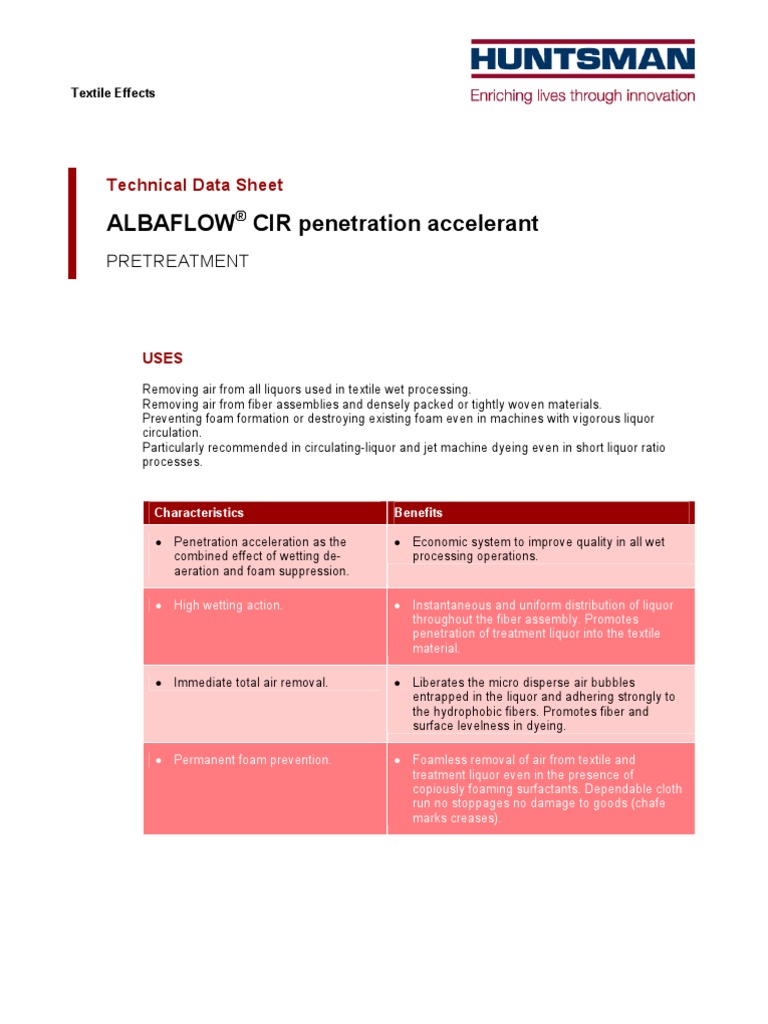Albaflow CIR | PDF | Intellectual Property | Foam