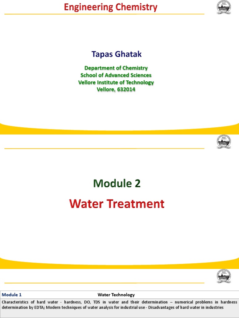 Module 2 | PDF | Water Purification | Ion Exchange