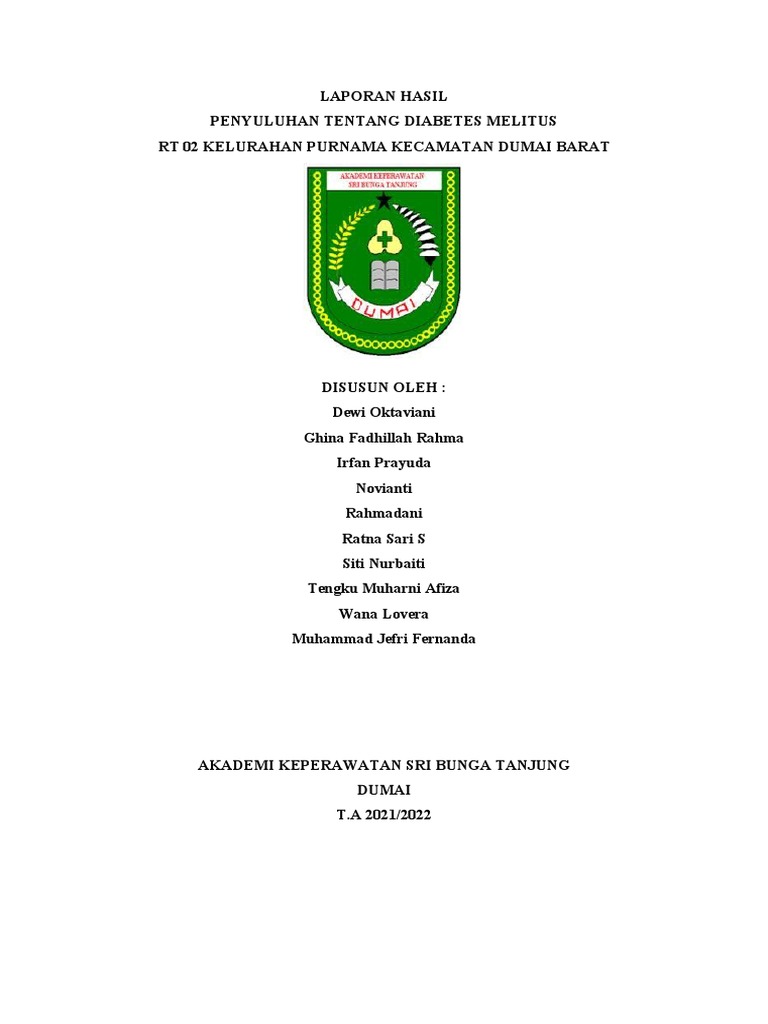 Laporan Hasil DM | PDF | Pengembangan Diri