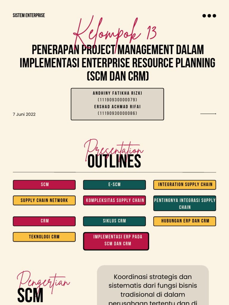 Kelompok 13 - Sistem Enterprise | PDF | Bisnis