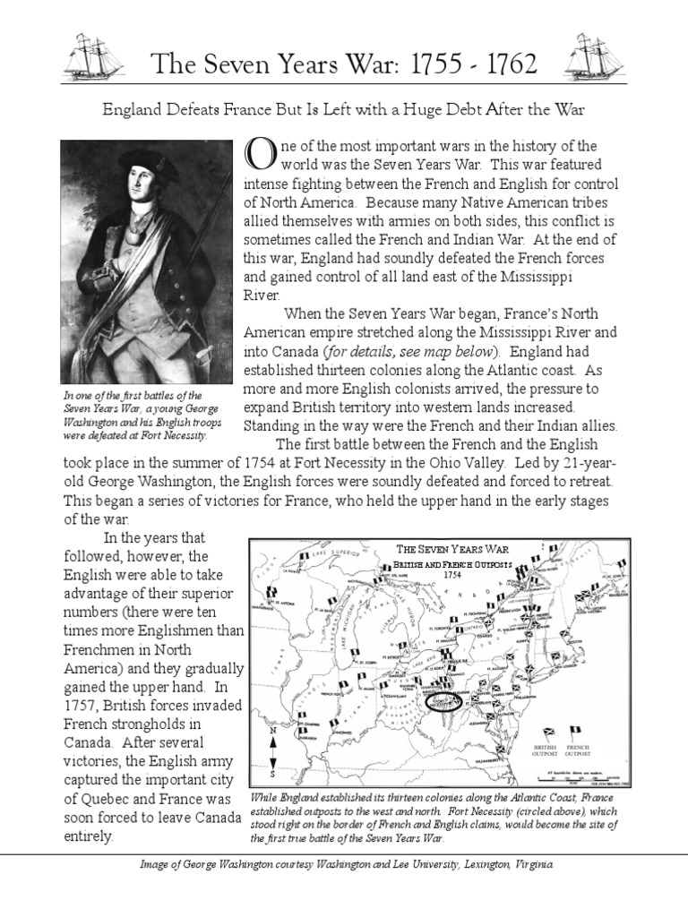 The Seven Years War | PDF | New France | Kingdom Of Great Britain