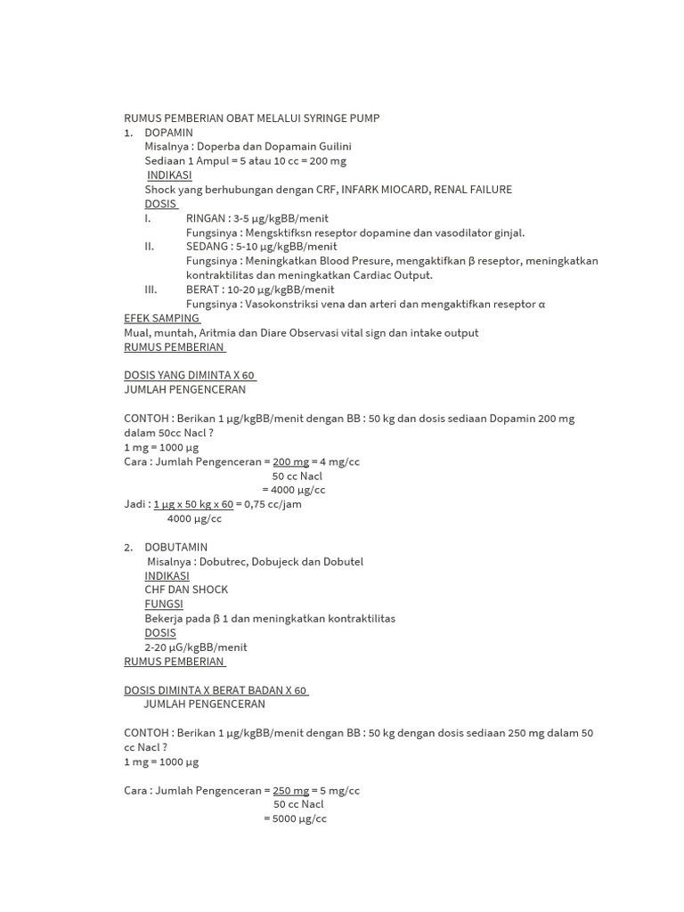 Rumus Obat Jantung 3 | PDF