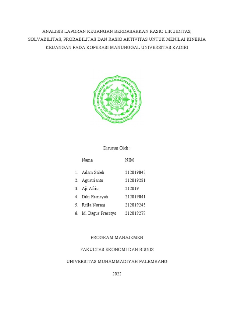 Tugas Kelompok Manajemen Koperasi 2 | PDF