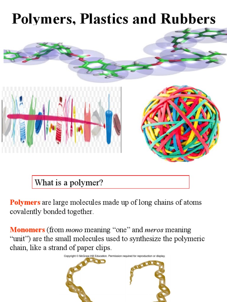 Polymers, Plastics and Rubbers | PDF | Polymers | Natural Rubber