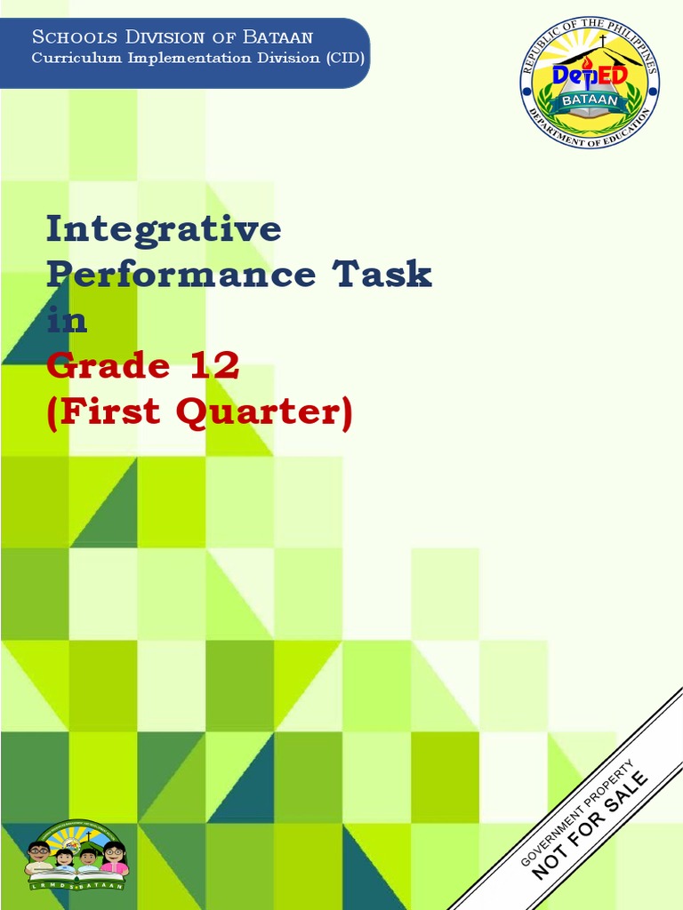 Integrative Performance Task In: Grade 12 (First Quarter) | PDF ...