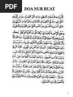 Doa Nuurun Nubuwwah 1 Nur Buat | PDF | Agama & Spiritualitas
