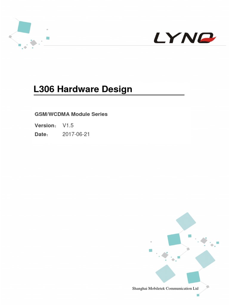 L306 - Hardware Design - V1.5 | PDF | Usb | Capacitor