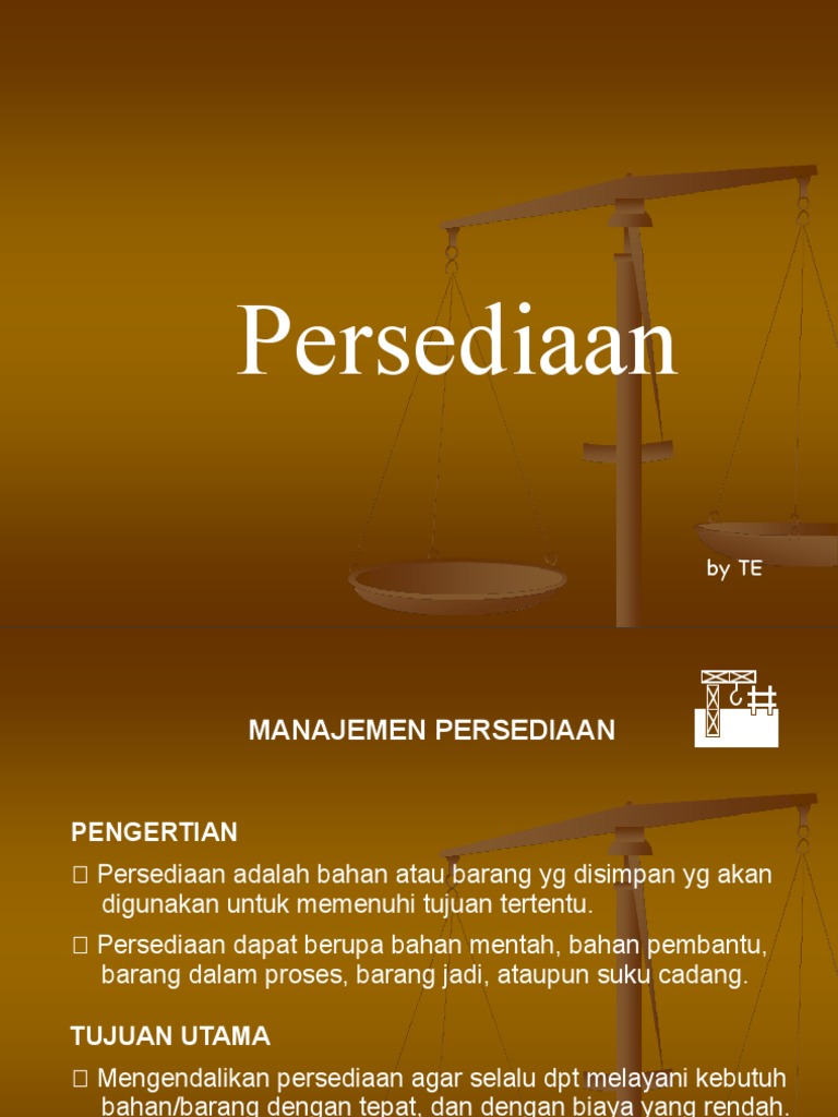 Manajemen Persediaan dan Biaya EOQ | PDF