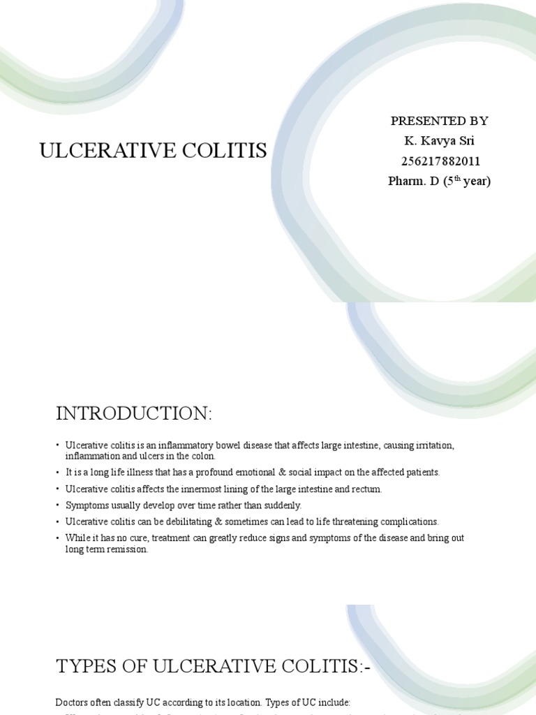 Ulcerative Colitis | PDF | Ulcerative Colitis | Diseases And Disorders