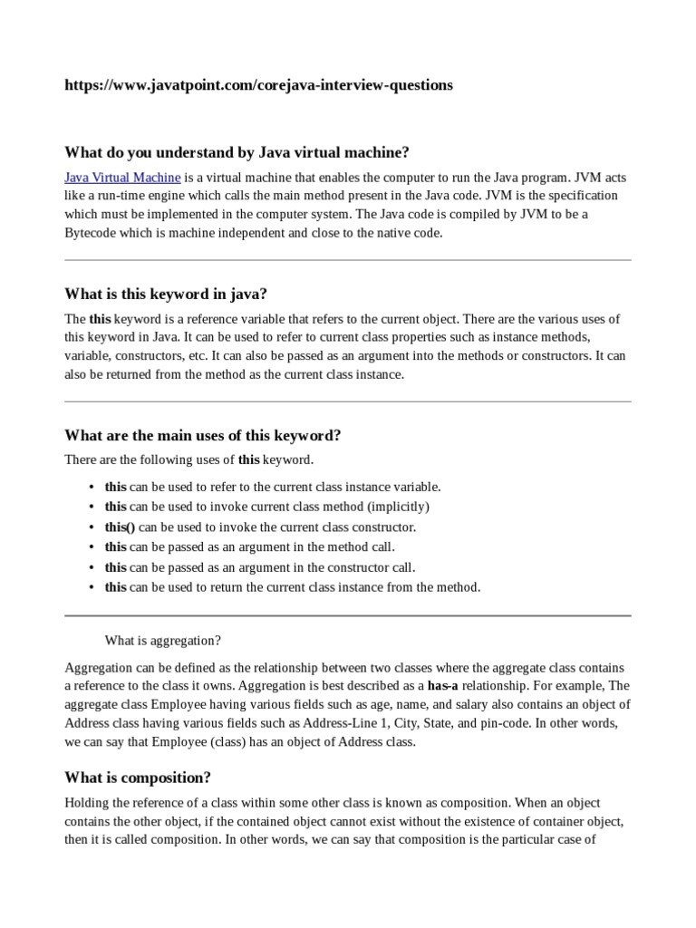 Interview Qnas Download Free Pdf Class Computer Programming Method Computer Programming