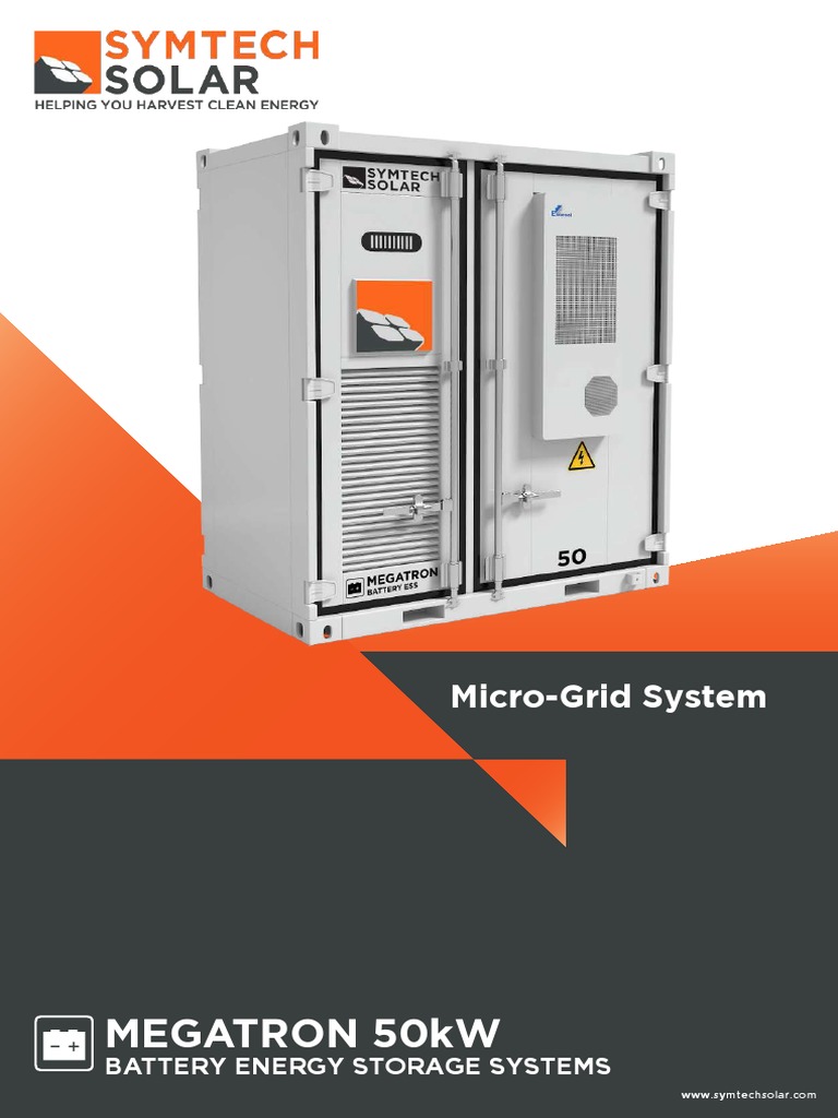 50kW MEGATRON - Battery Energy Storage Systems Datasheet - 2022 ...