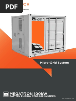 Tesla Megapack Datasheet | PDF | Photovoltaics | Photovoltaic System