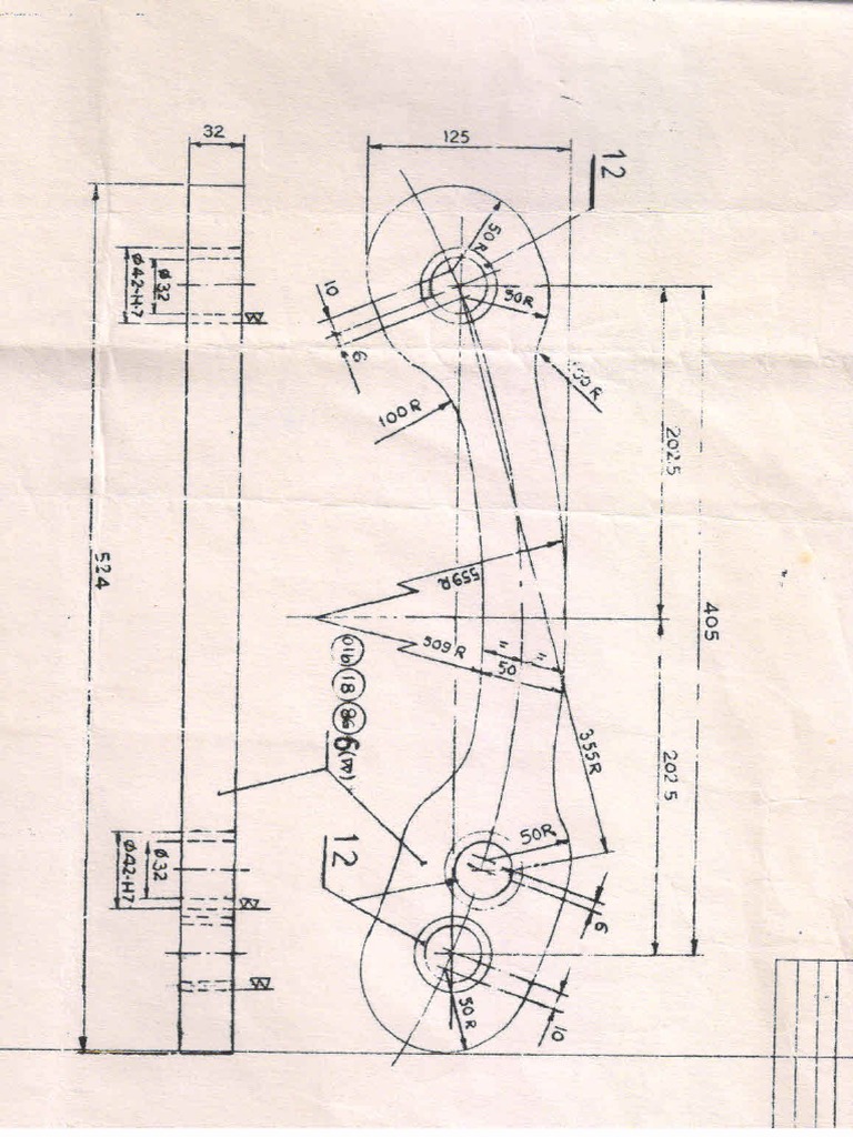 Pull Rod Drawing | PDF