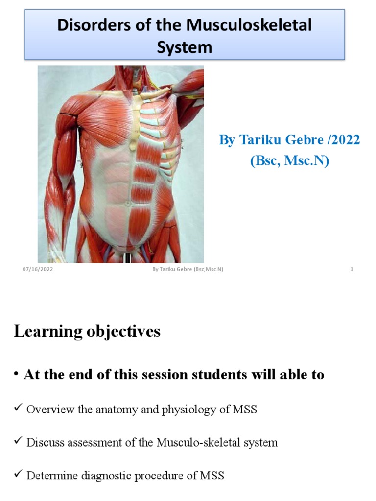 Disorders of The Musculoskeletal System | PDF | Vitamin D | Rheumatoid ...