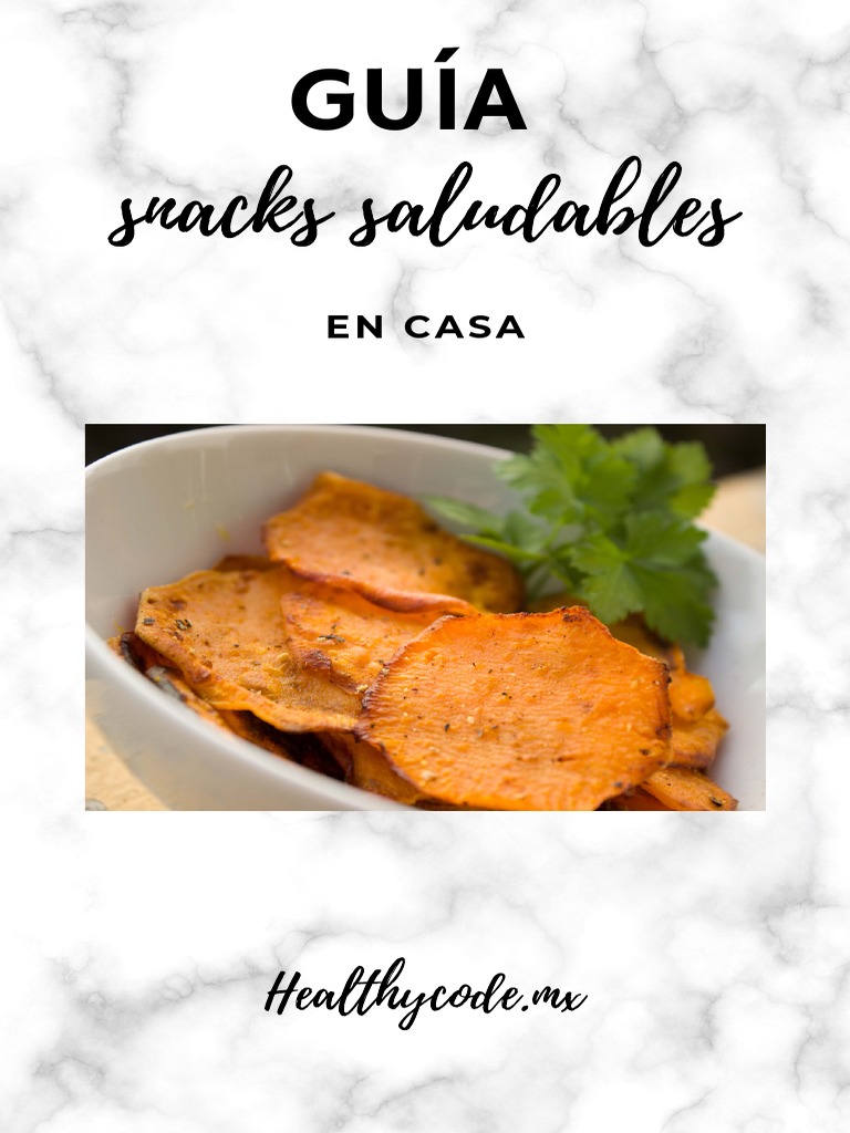 Guía de Snacks Saludables | PDF | Alimentos | Caloría