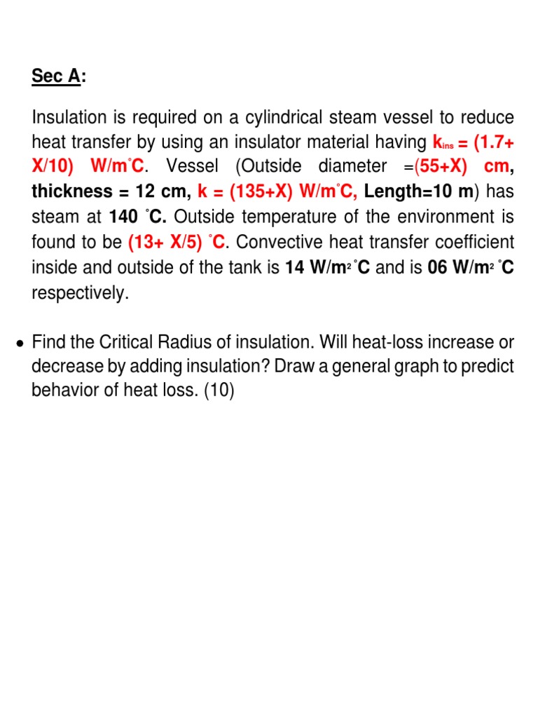Quiz 3 - Section A Heat and Mass Transfer | PDF | Teaching Methods ...