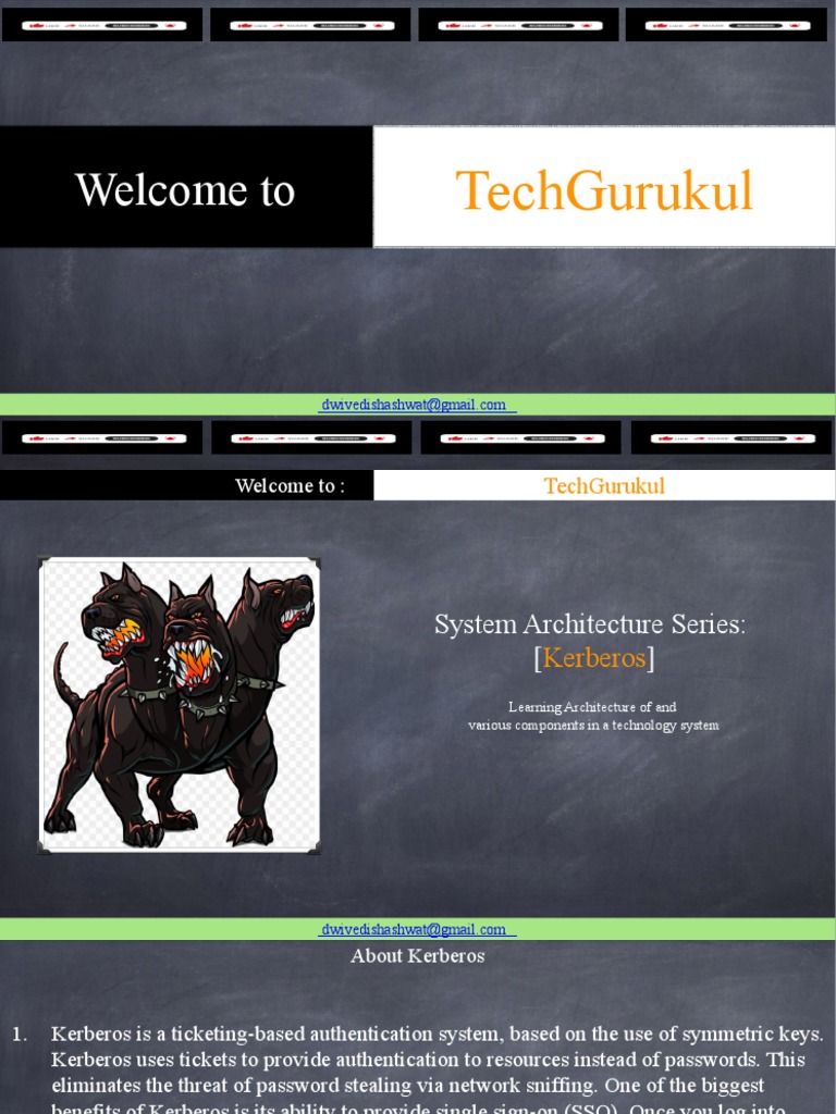 Kerberos Architecture | PDF | Security Engineering | Computer Access Control