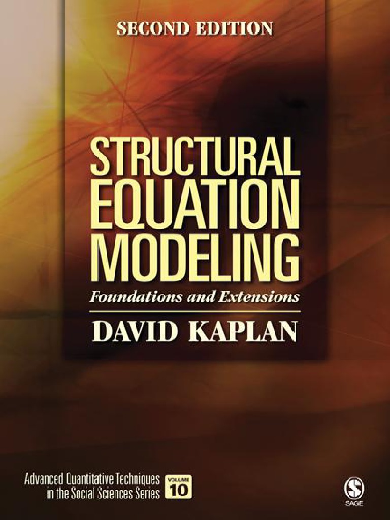 Structural Equation Modeling Foundation and Extensions | PDF ...