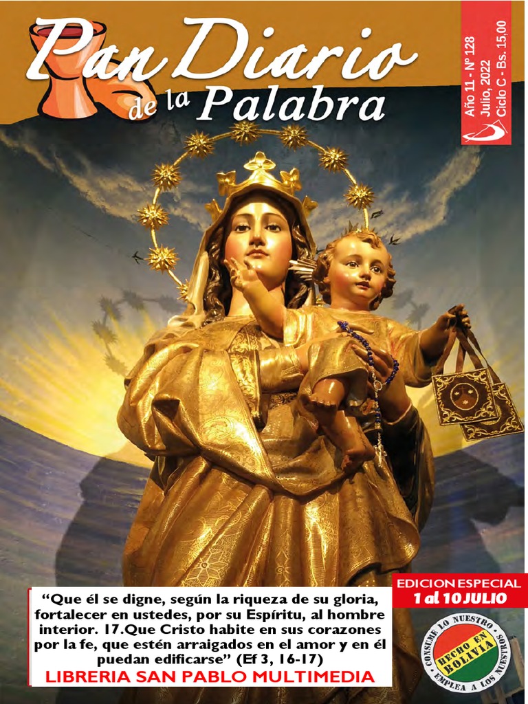 1 Al 10 Julio Pan Diario de La Palabra | Descargar gratis PDF | Jesús ...