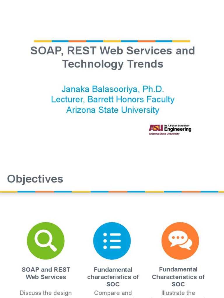 U6 - M1 - L3 - SOAP, REST Web Services and Technology Trends ...