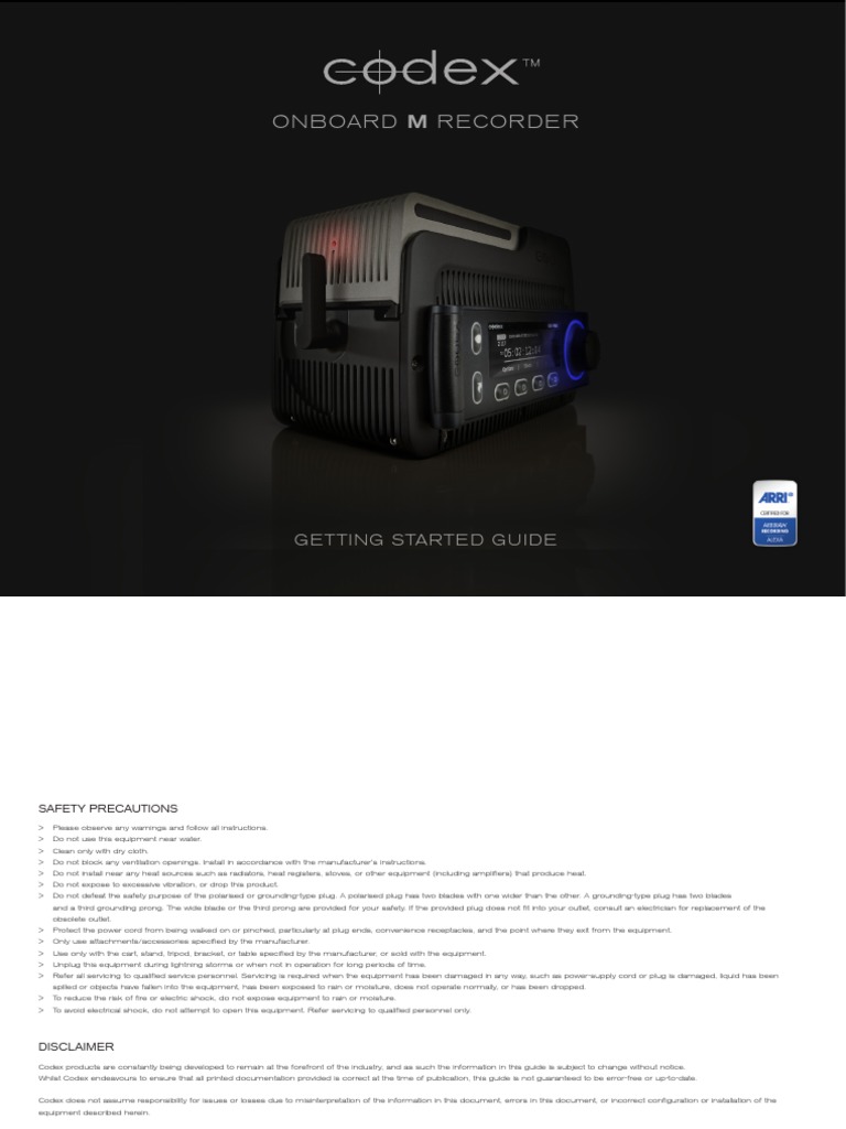 Codex Onboard M GettingStarted Guide r29.05.12 | PDF | Menu (Computing ...