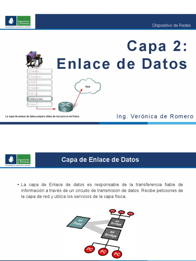 Capa de Enlace de Datos | PDF | Arquitectura de Computadores ...