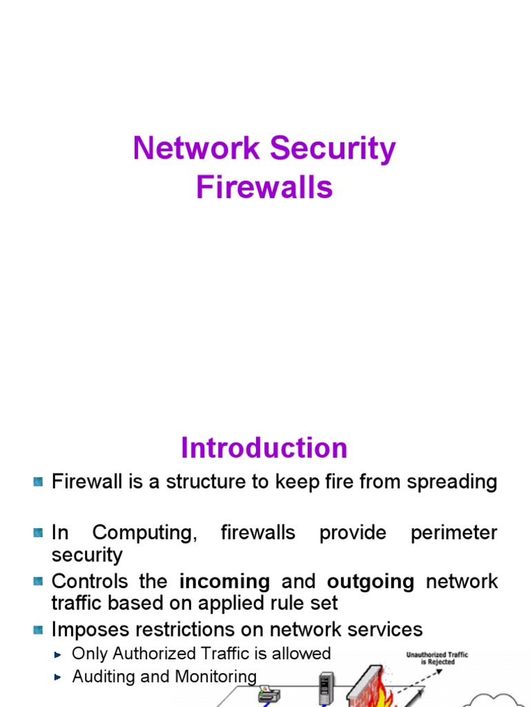 Network Security Firewalls | PDF | Proxy Server | Firewall (Computing)