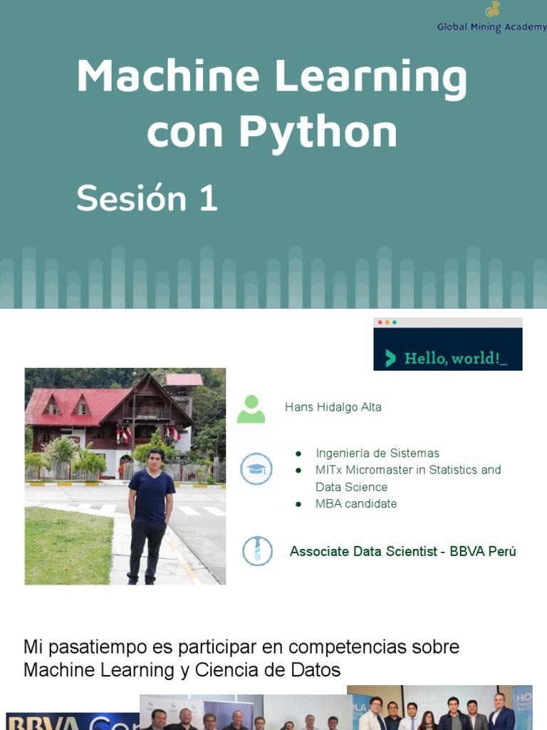 Introduccion-Machine Learning | PDF | Objeto (informática) | Python (lenguaje de programación)
