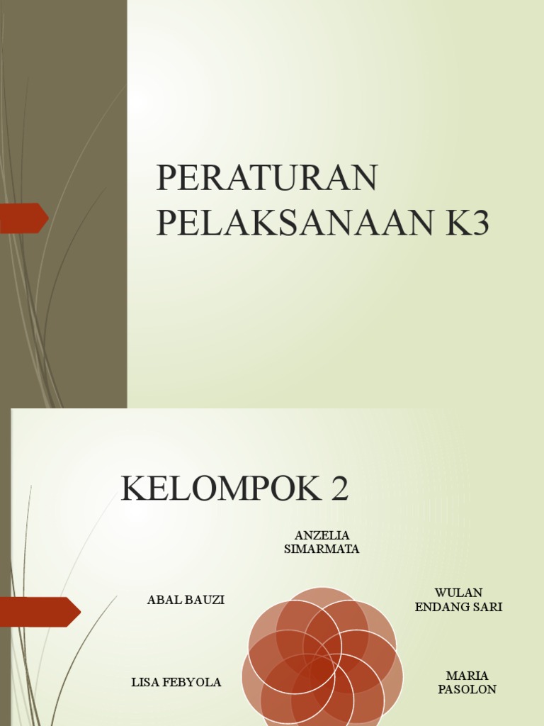 Peraturan K3 dan Undang-Undang Terkait | PDF