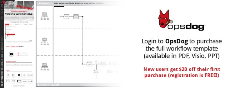 Vendor & Customer Setup: Login To Opsdog To Purchase The Full Workflow ...